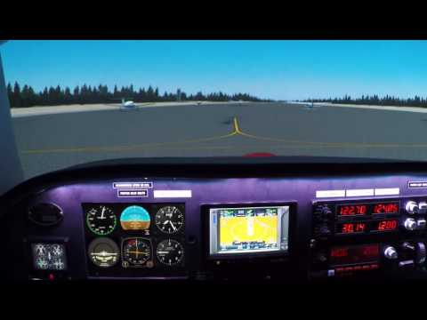 Video Tour Of The Cessna Home Cockpit Basement Sim – On The Glideslope