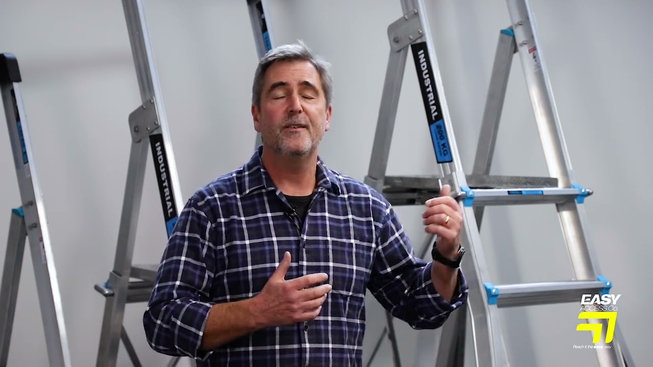 AdjustaStep Height Adjustable Platform Ladder