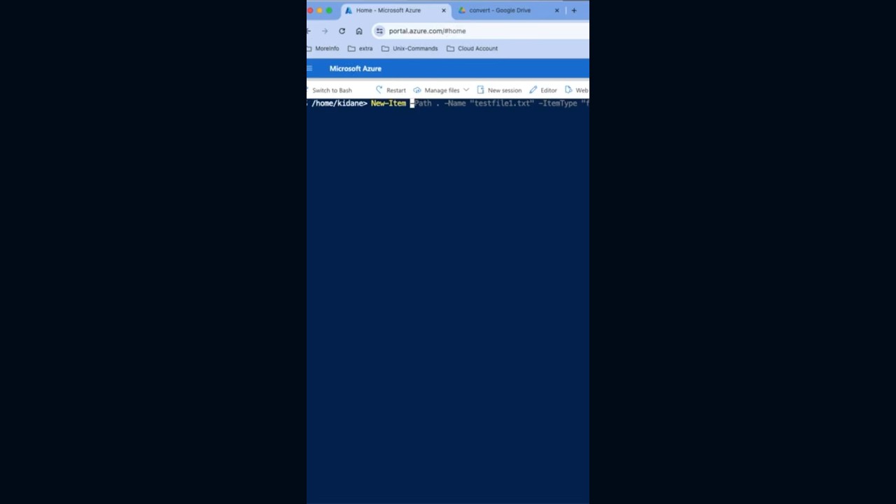 Creating new file using powershell command #windows #tutorial