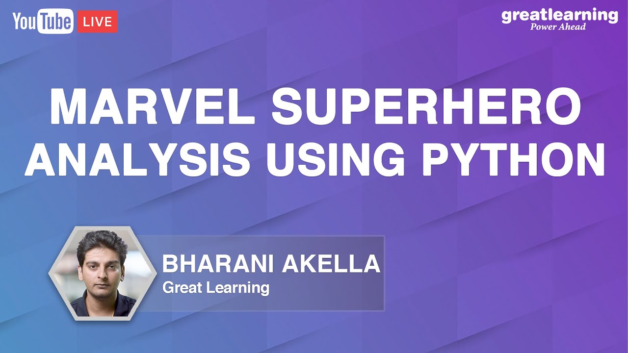 Marvel Superhero Analysis using Python | Python Project | Great Learning