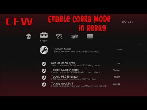 Quick Way - Turn Cobra Mode On via Rebug Toolbox | Rebug CFW: 4.70.1 REX/D-REX [PS3-CFW/TUT] | 2022