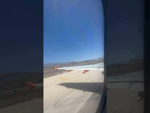 TFS Tenerife south airport takeoff clear skies EasyJet 03/05/2024 Airbus A320 U26608