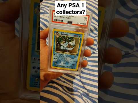 Vaporeon Jungle PSA 1 #vaporeon #junglevaporeon #psa1 #vintagepokemon #vaporeonvmax #eevee