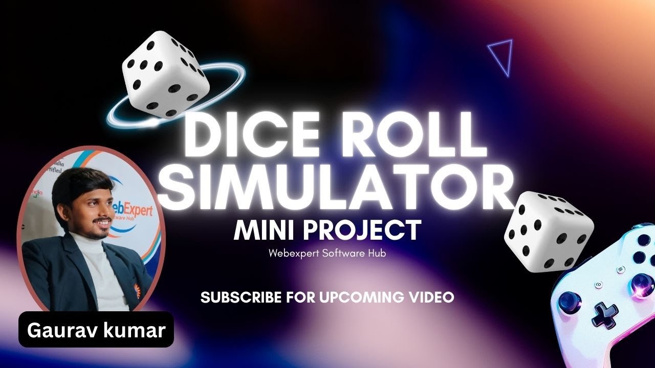 🎲 Dice Roll Simulator using HTML, CSS & JavaScript | Beginner JavaScript Project for Practice