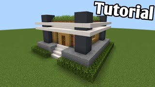 Simple minecraft Modern Survival house - Tutorial - Minecraft Builders