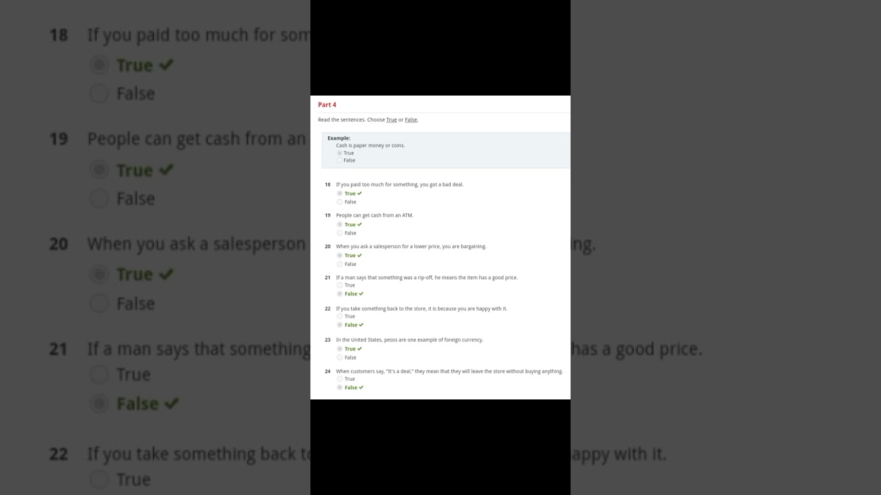 My English lab unit 10 test
