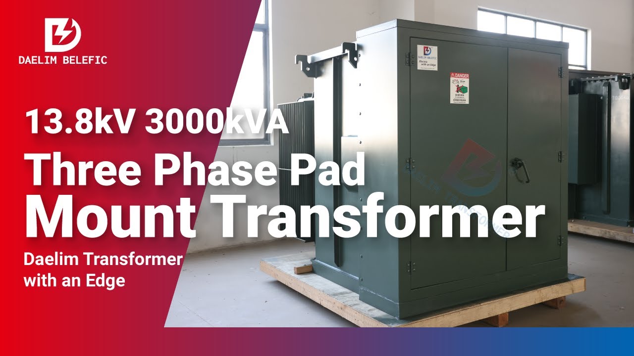 13.8 kV 3000 kVA Three Phase Pad Mount Transformer | Daelim Transformer