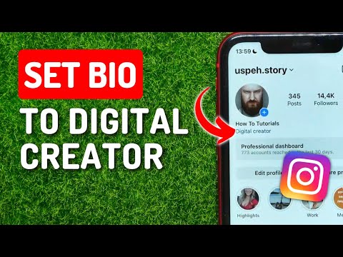 How to Set Instagram Bio to Digital Creator