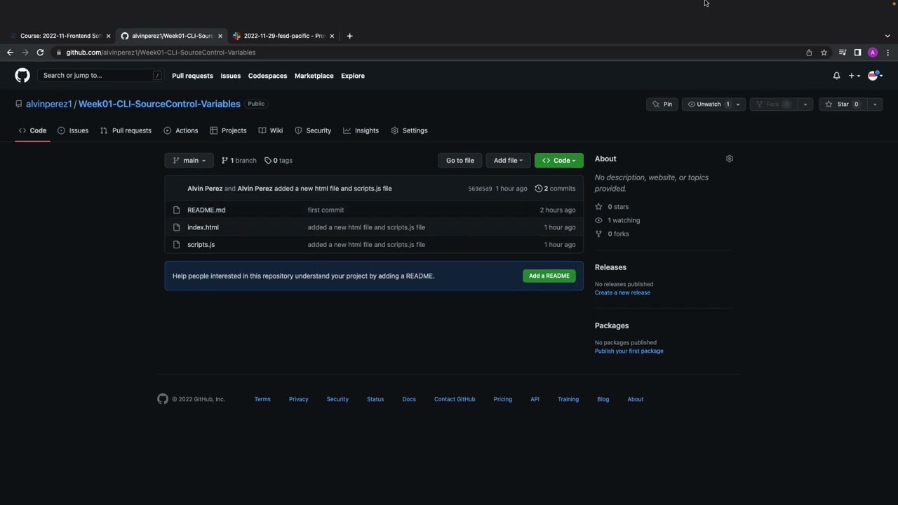 Coding Assignment 1 Video