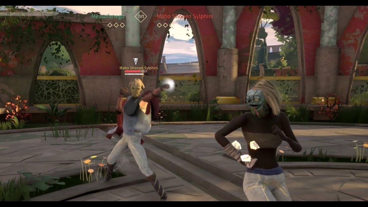 Absolver - 1v1 combat trial, level 13 vs 32 lol