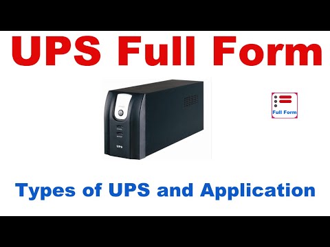 UPS full form | UPS full form in Hindi | what is UPS | types of UPS | Application of UPS- Full form