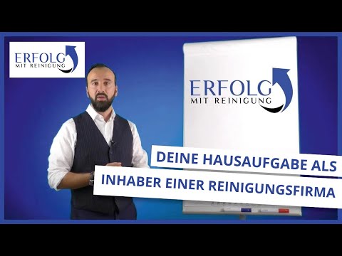 Deine wichtigste Hausaufgabe... 🧐 | Erfolg mit Reinigung