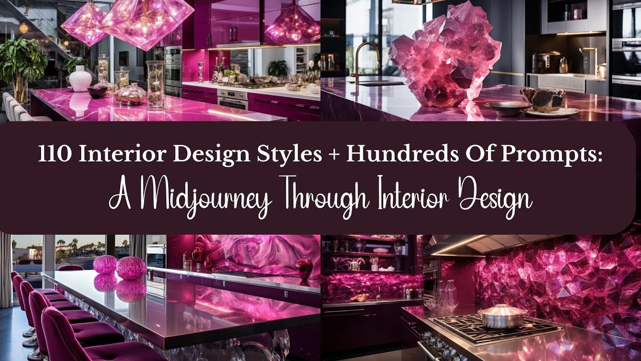 110 Interior Design Styles + Hundreds of Prompts: Midjourney through Interior Design (New Guide)