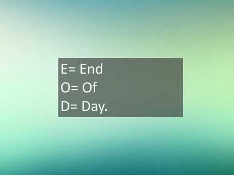 What Is The Full Form Of EOD? Find Out The Full Form Of EOD.