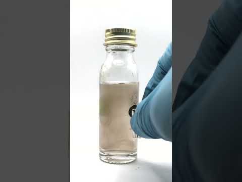 Magnetic Test : Coffee Waste Functionalised Magnetic Nanoparticles (CW/MNP)