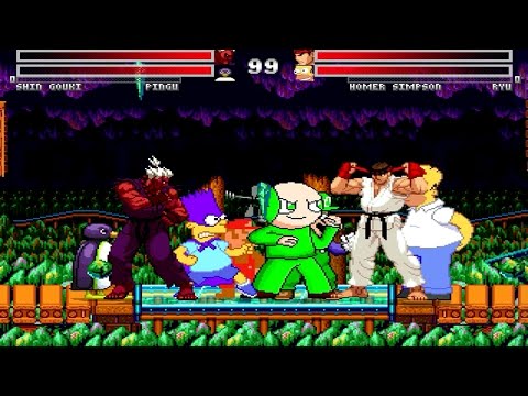 Team andersonkenya1 vs Team acm240 MUGEN Request 4v4 Battle!!!