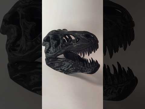 3D Printed T-Rex Skull #3dprinting #satisfying #trex #dinosaur