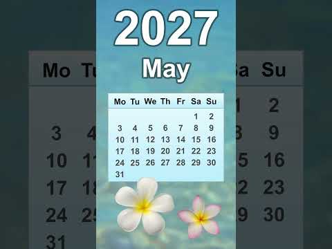 May 2027 Calendar