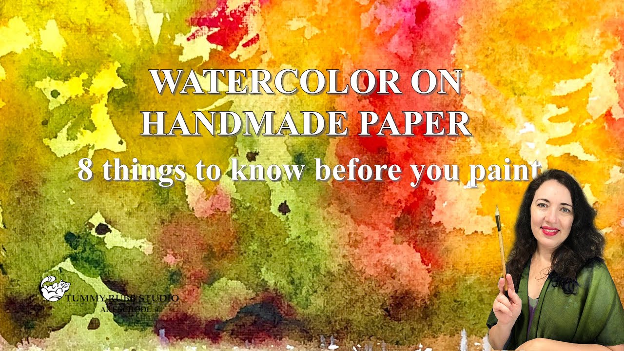 Wet-on-wet watercolor reflection: 8 tips before you paint on handmade paper