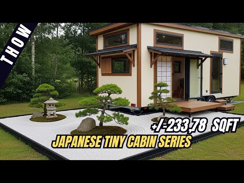 Smart Design Secrets! Japanese Tiny Cabin with Loftbed & Relaxation Cabinets