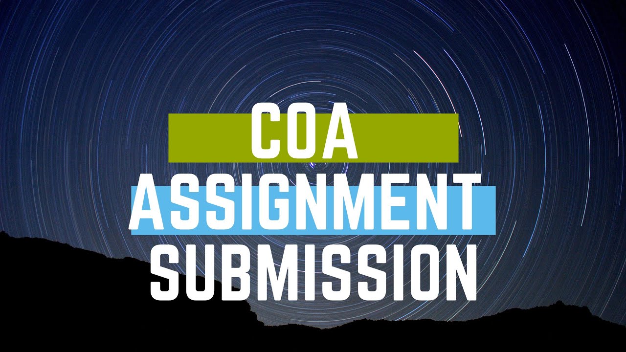 COA Assignment Submission through Google Form