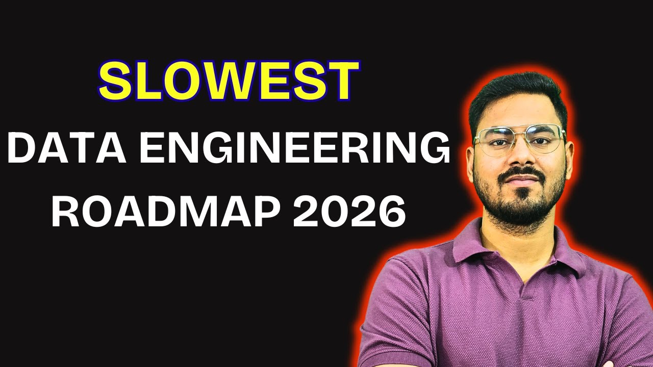 data engineer roadmap 2026 | slowest data engineer roadmap