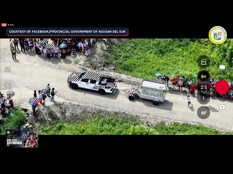 LIVE: Rene Baterbonia's burial at Talacogon cemetery