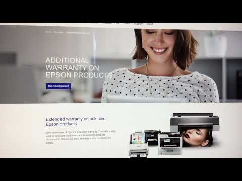 How To Successfully Claim And Register Your Epson Eco Tank Warranty - Extended ET-4750 Warranty
