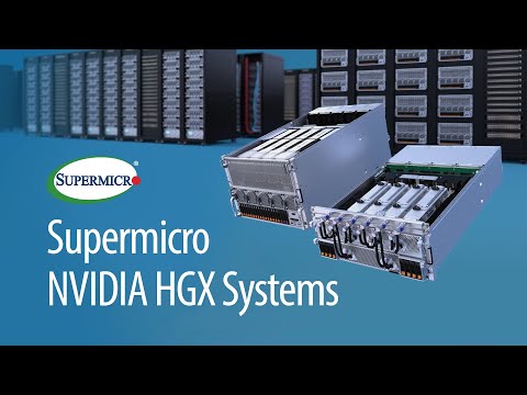 Supermicro NVIDIA HGX H100/H200 8-GPU Systems