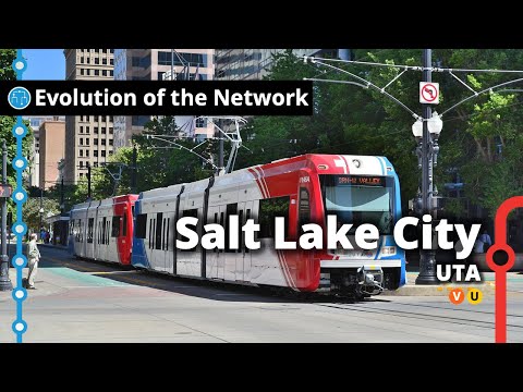 Salt Lake City's Light Rail Network Evolution