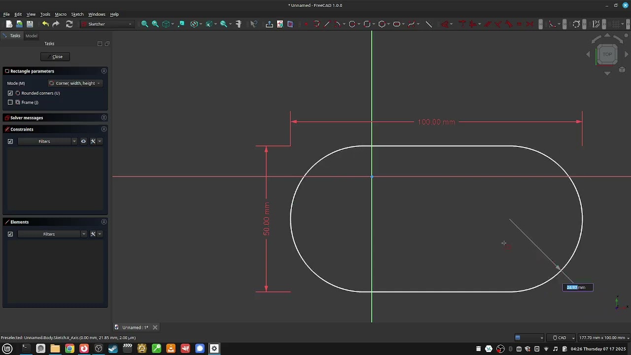 135 how to create a rounded rectangle