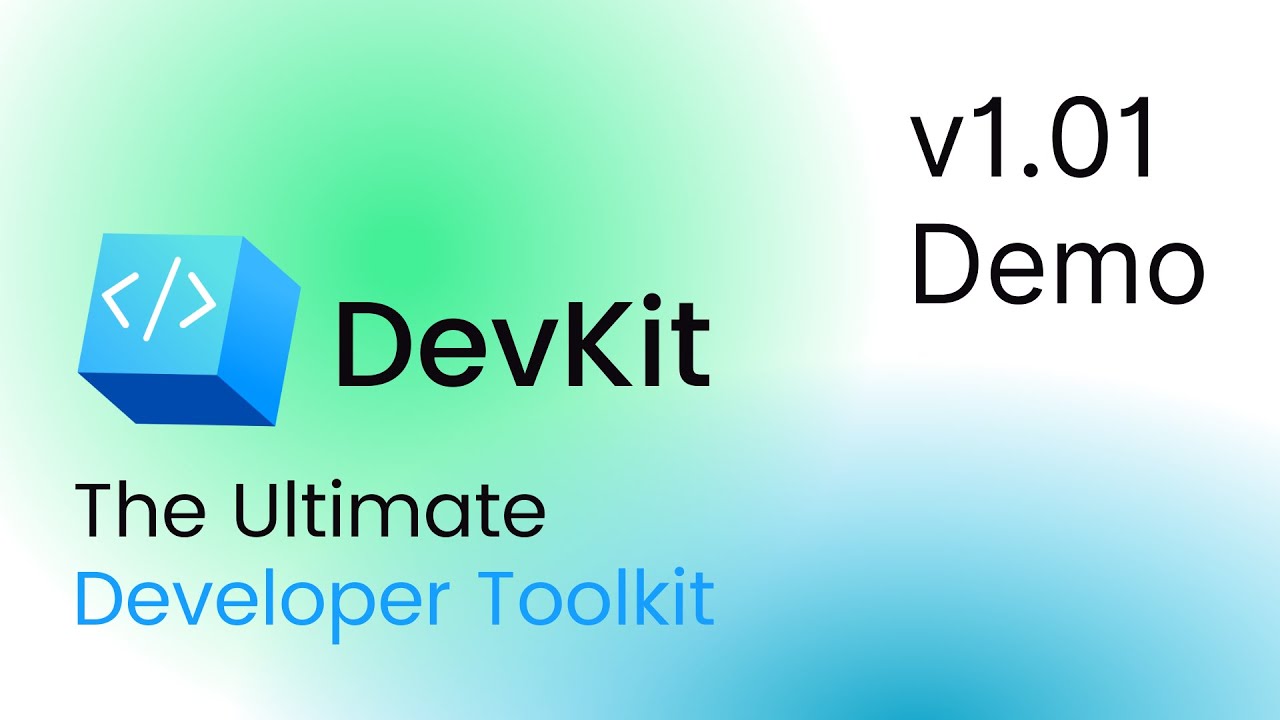 DevKit v1.01 Demo | The Ultimate Developer ToolKit