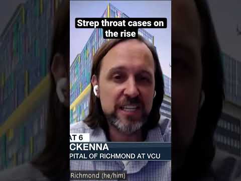 Local health experts discuss strep throat in the area. #nbc12 #rva #strepthroat