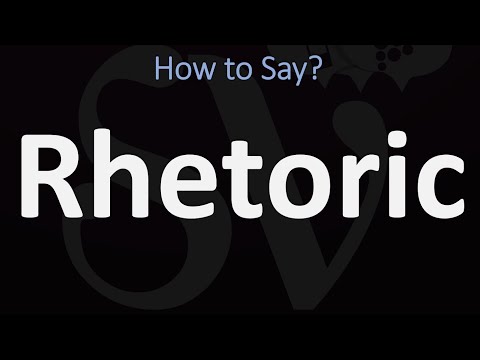 How to Pronounce Rhetoric? (2 WAYS!) British Vs US/American English Pronunciation