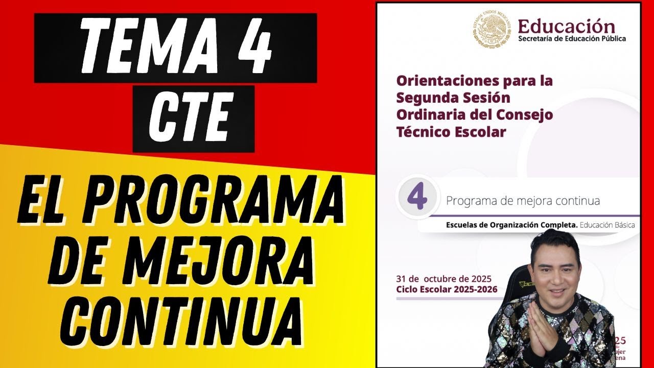 TOPIC 4 CTE: THE CONTINUOUS IMPROVEMENT PROGRAM