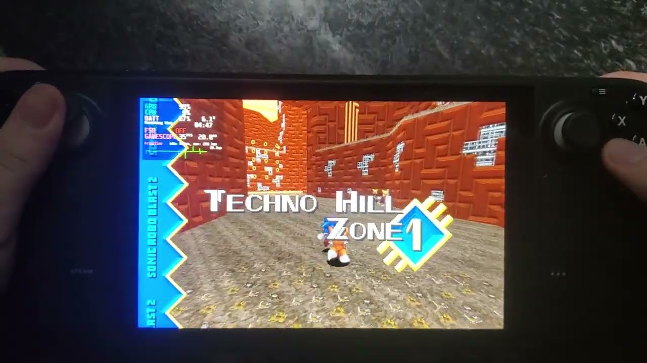 Sonic Robo Blast 2 on Steam Deck