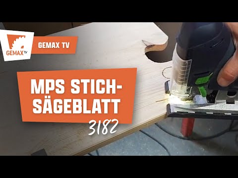 MPS Stichsägeblatt 3182 für Holz / MDF / beschichtete Platten / Küchenarbeitsplatten
