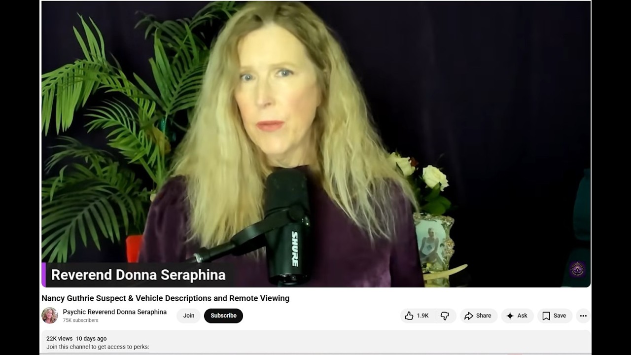 This medium has information about Nancy .... @PsychicReverendDonnaSeraphina