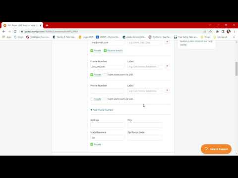 TeamSnap: How to update personal info