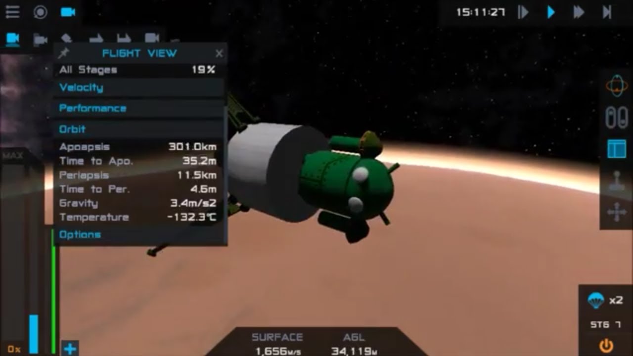 SimpleRockets 2 Android Mission to Cylero