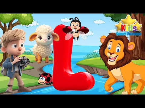 Alphabet L | Alphabet for Kids | Fruits, Vegetables, Animals, Things Start With The Letter L