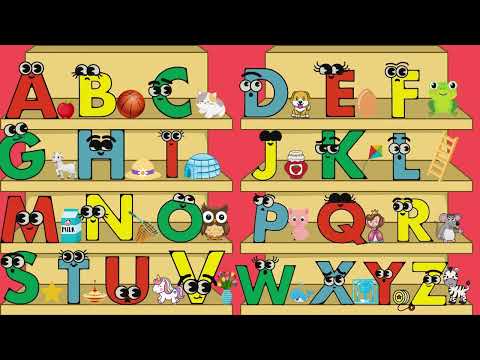 Beary Searches For Words That Begin With Letters Of The Alphabet.