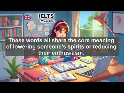 IELTS 9.0 Vocabulary Lesson: Dishearten - Meaning, Common errors, Synonyms and Antonyms