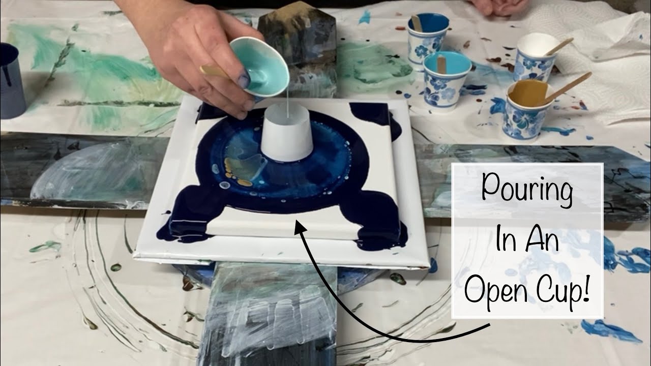 Open Cup Pour Makes INCREDIBLE Galaxy Design