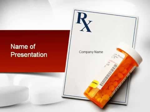 Prescription Drugs RX PowerPoint Template