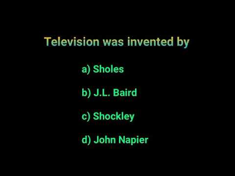 G.K.// TELEVISION was invented by