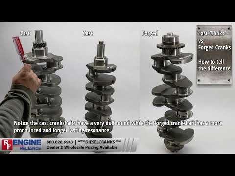 One Way to Tell a Cast Crankshaft from a Forged Crankshaft
