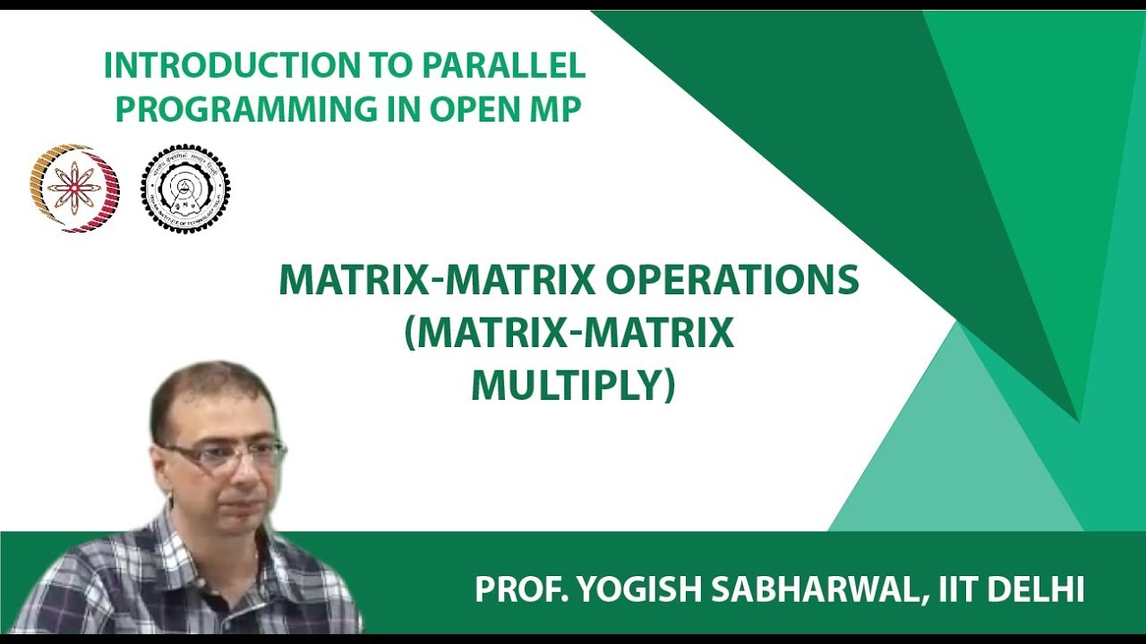 Matrix-Matrix operations (Matrix-Matrix Multiply)