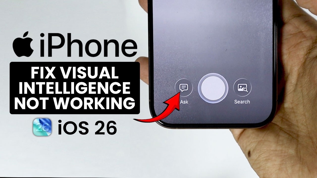 Fix Visual Intelligence not Working on iPhone - Get Visual Intelligence (iOS 26)