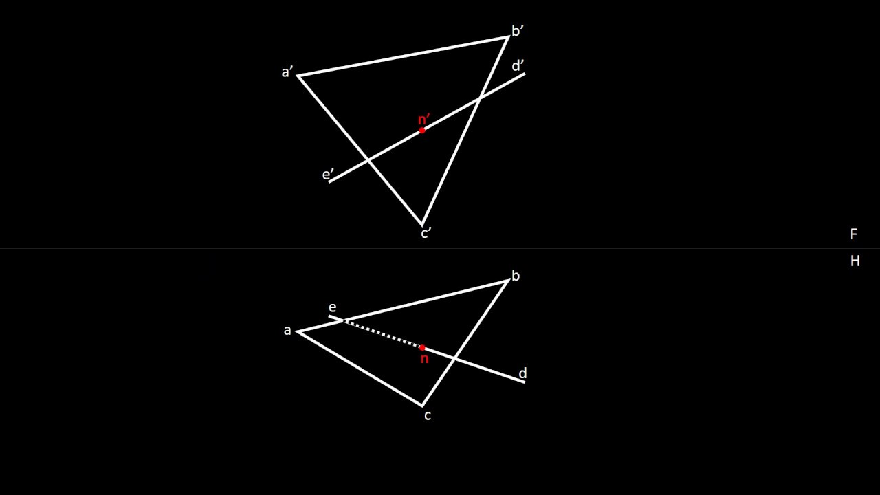 Intersection a Plane and a Line